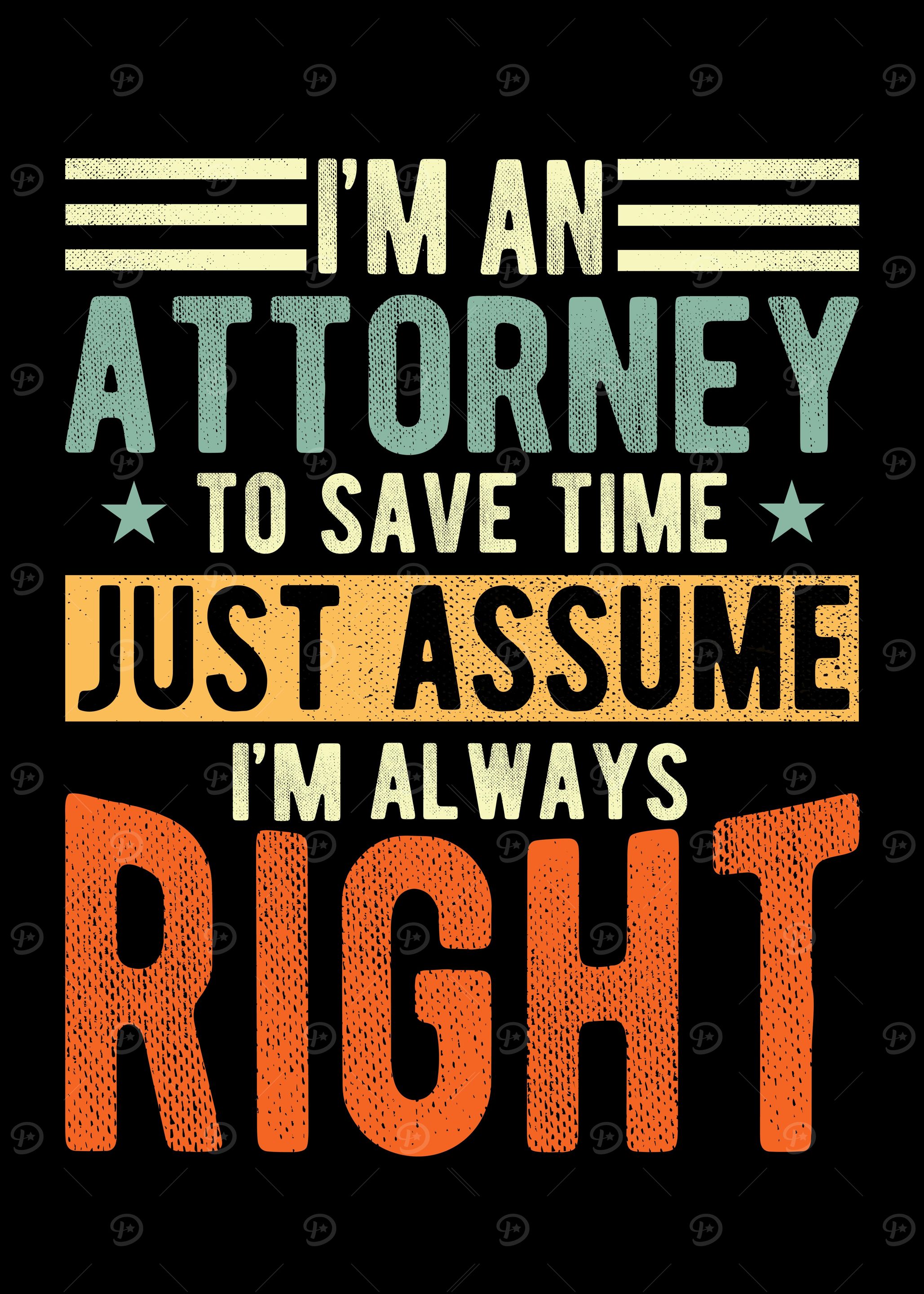 'Attorney' Poster, picture, metal print, paint by schmugo | Displate