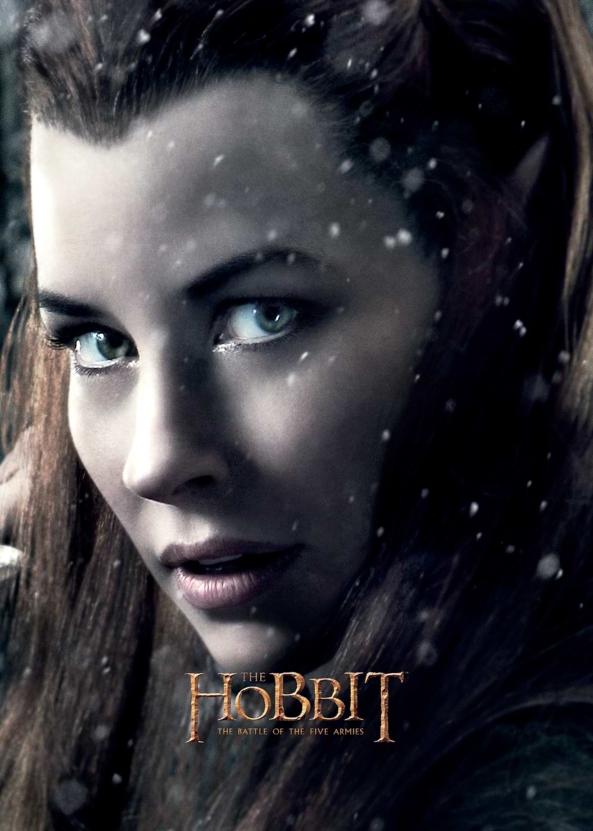 'H3 Tauriel Portrait' Poster, picture, metal print, paint by Middle-Earth | Displate