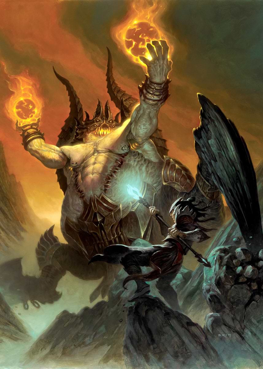 'Azmodan' Poster, picture, metal print, paint by Diablo | Displate