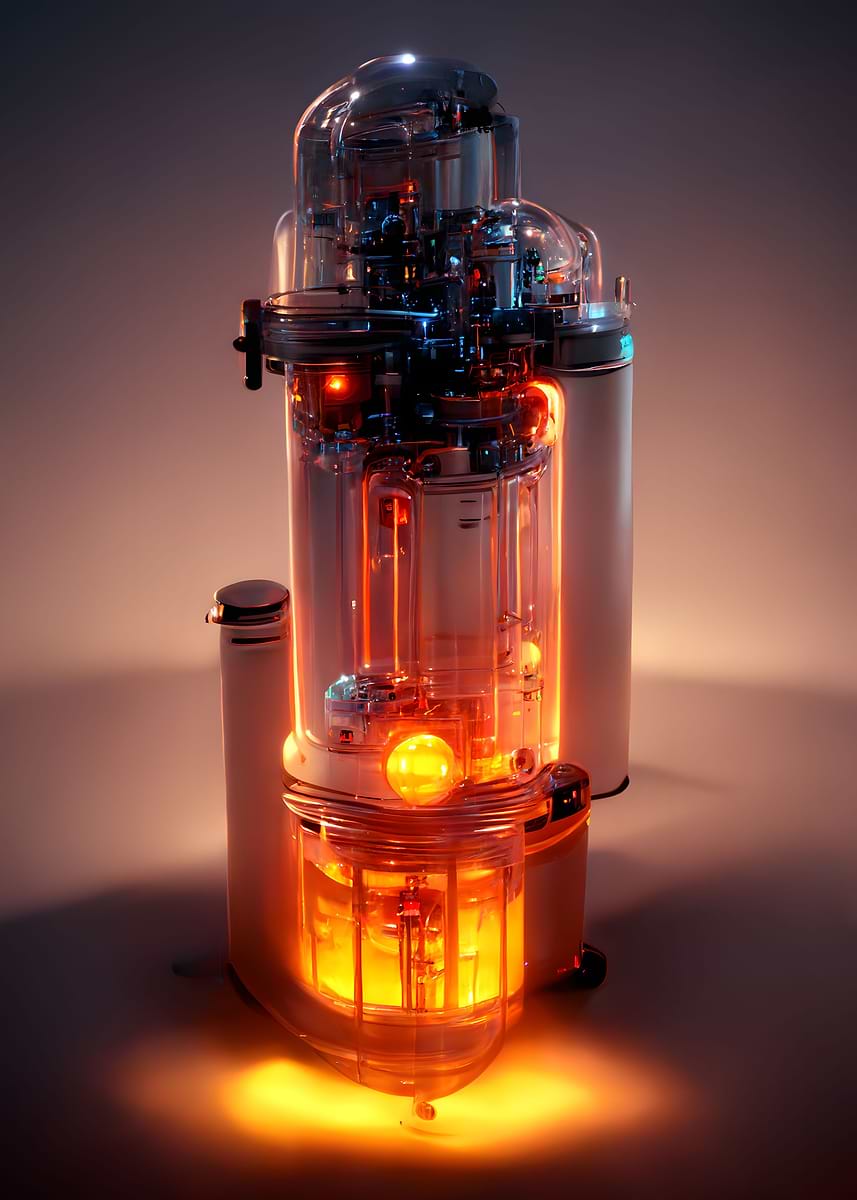 'Science Fiction Reactor' Poster, picture, metal print, paint by David ...