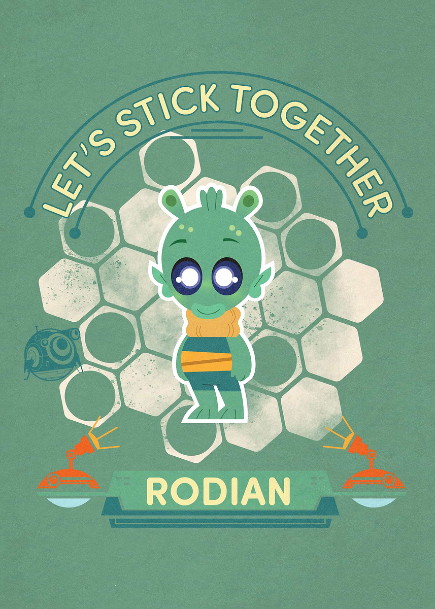 'Rodian' Poster, picture, metal print, paint by Star Wars | Displate