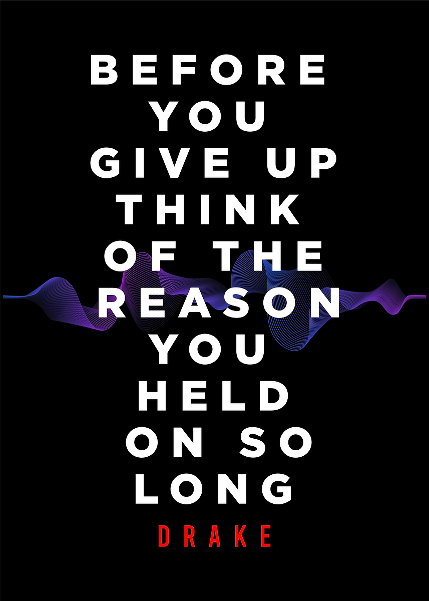 'motivational music quotes' Poster, picture, metal print, paint by ...