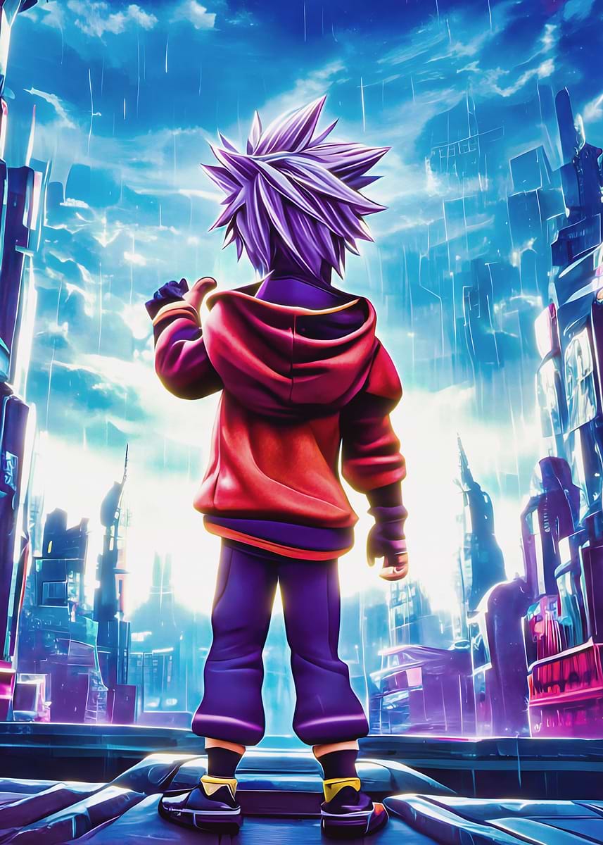 'Cyber kiddo 3' Poster, picture, metal print, paint by Xi Designs ...