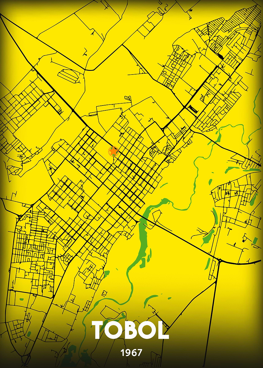 'Tobol Kostanay ' Poster, picture, metal print, paint by Yates Madeline ...