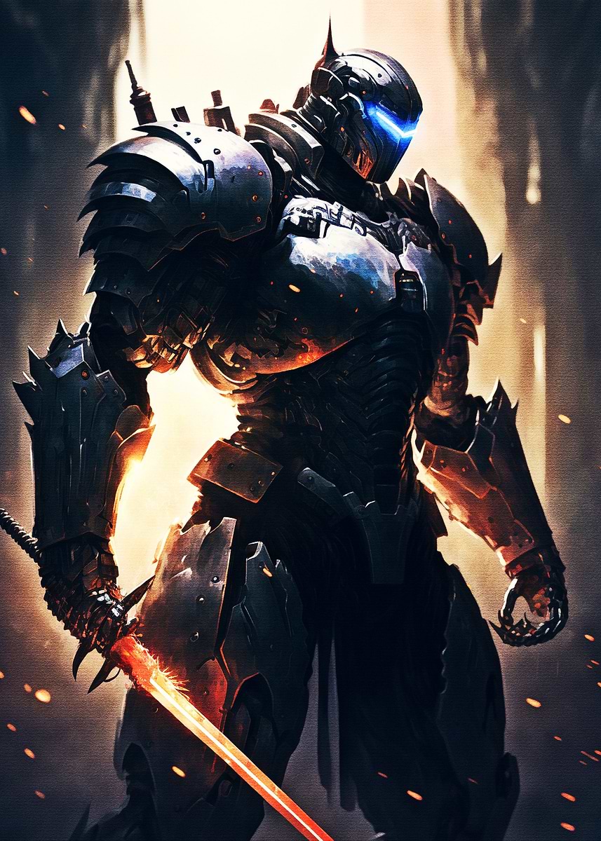 'Cargo a robot' Poster, picture, metal print, paint by Muh Asdar | Displate