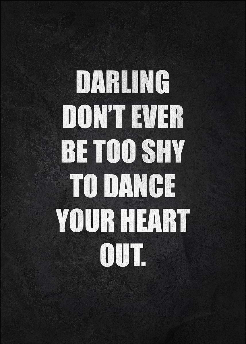 'Dance Your Heart' Poster, picture, metal print, paint by Michael I ...