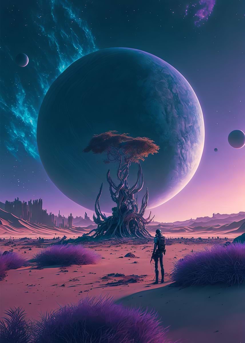 'Exploring The Blue Planet' Poster, picture, metal print, paint by The ...