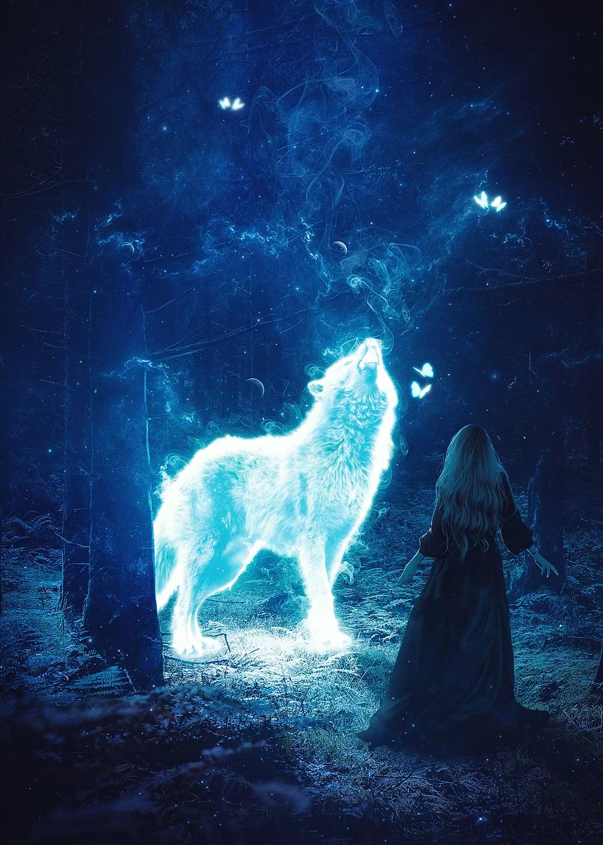'Howl' Poster, picture, metal print, paint by Ergen Art | Displate