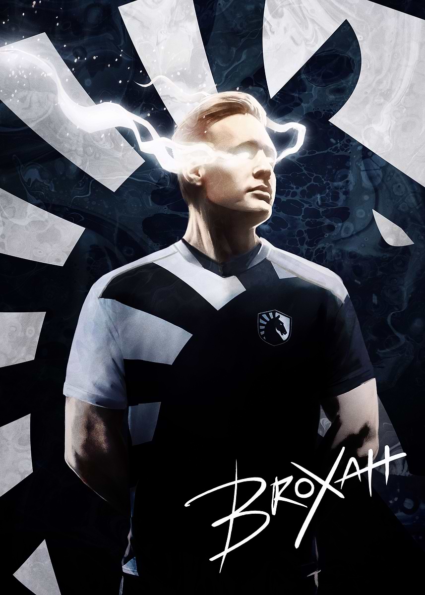 'Broxah' Poster, picture, metal print, paint by Team Liquid | Displate