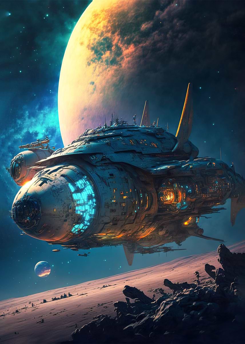 'Post Apocalyptic on Mars' Poster, picture, metal print, paint by Luong ...
