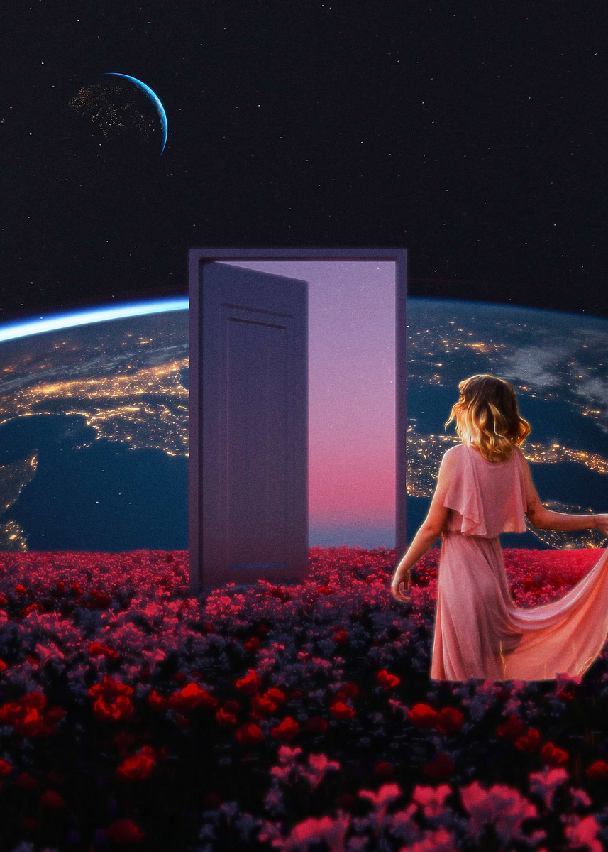 'OPEN DOORS' Poster, picture, metal print, paint by LFHCS | Displate