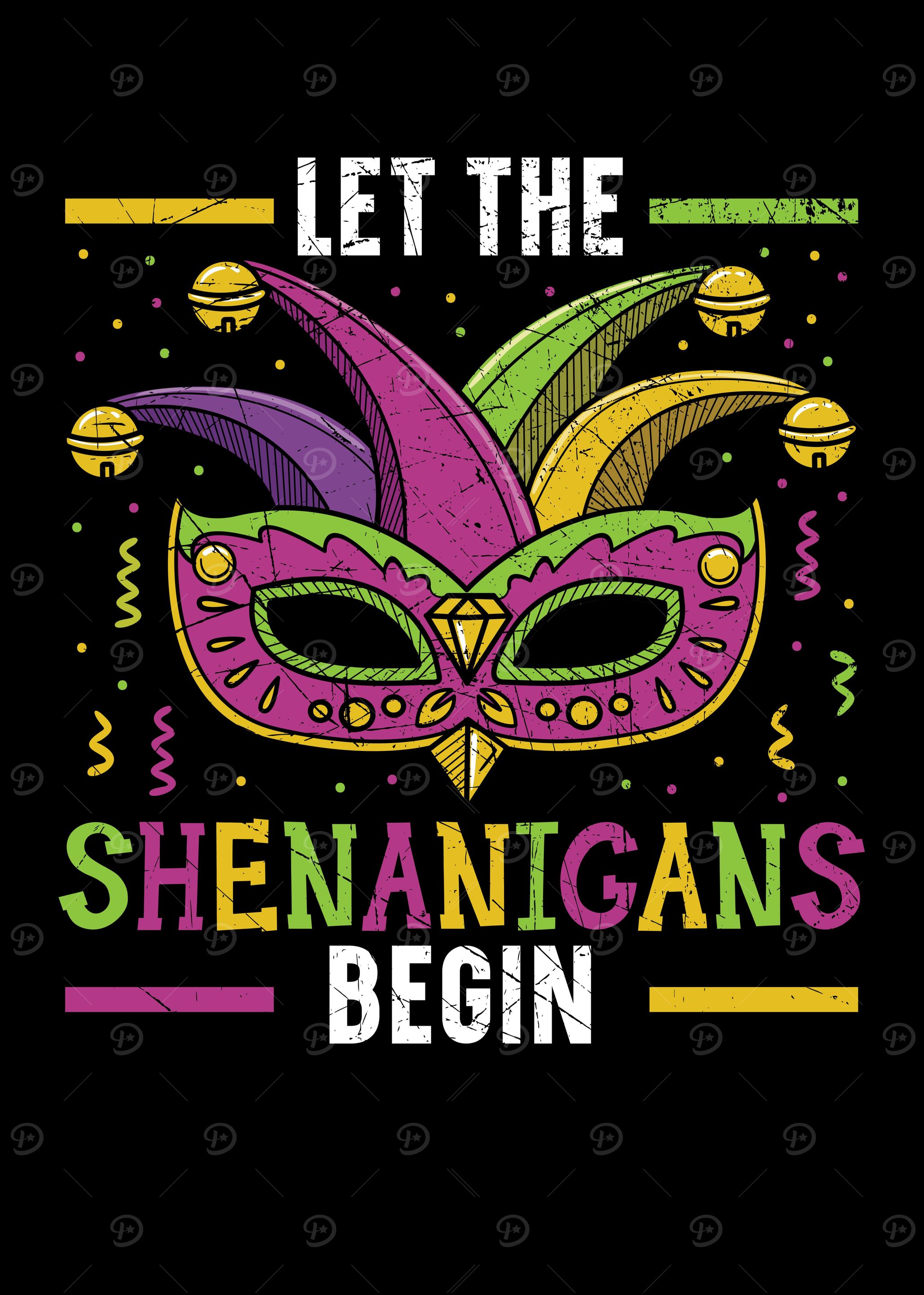'Let The Shenanigans Begin' Poster, picture, metal print, paint by NAO ...