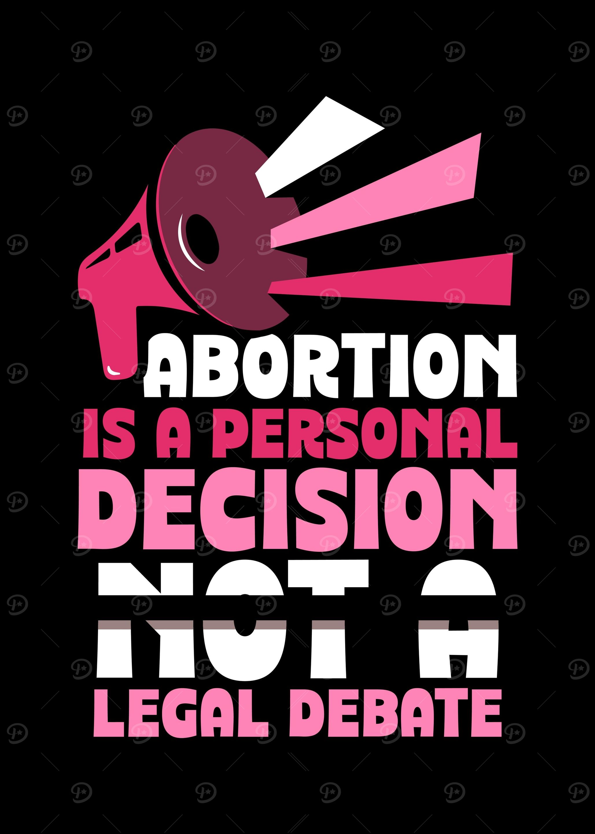 'Pro Abortion' Poster, picture, metal print, paint by Sebastian Wünsche ...