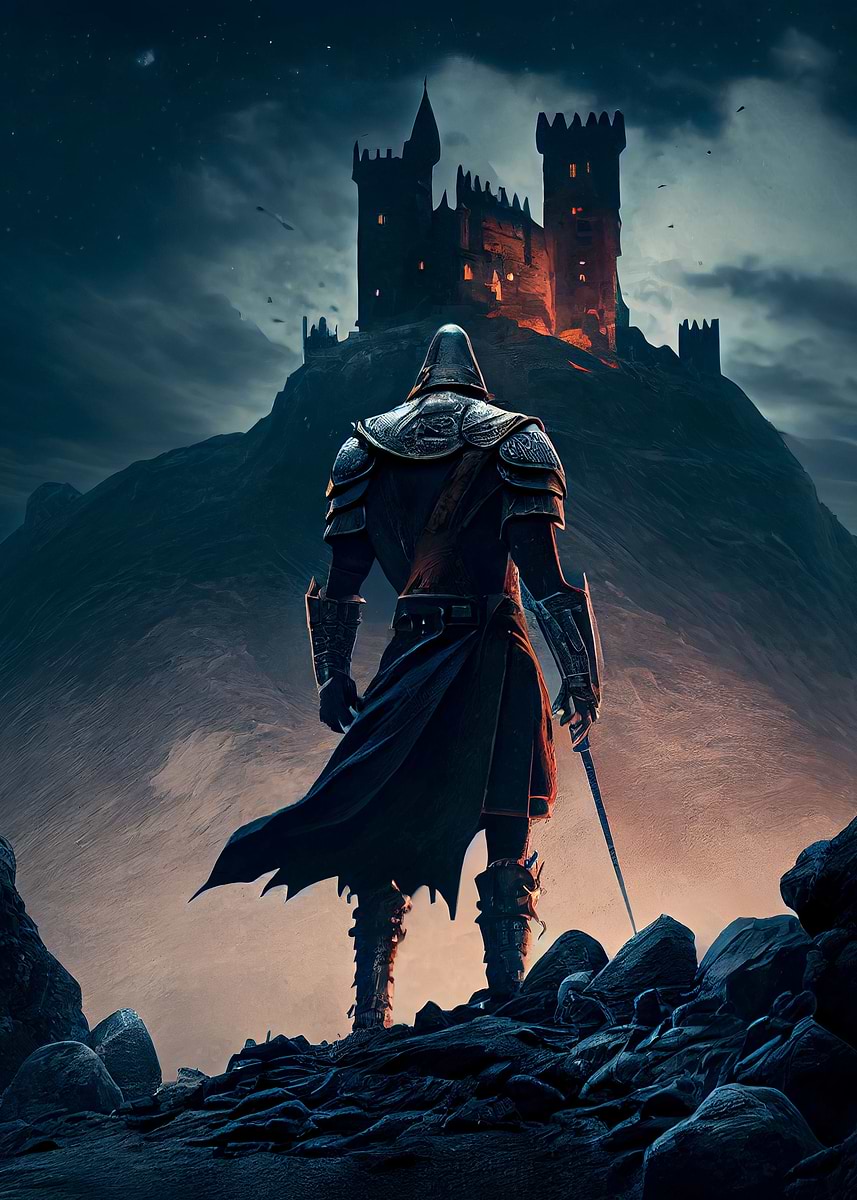 'The Knight Revenge' Poster, picture, metal print, paint by Panther ...