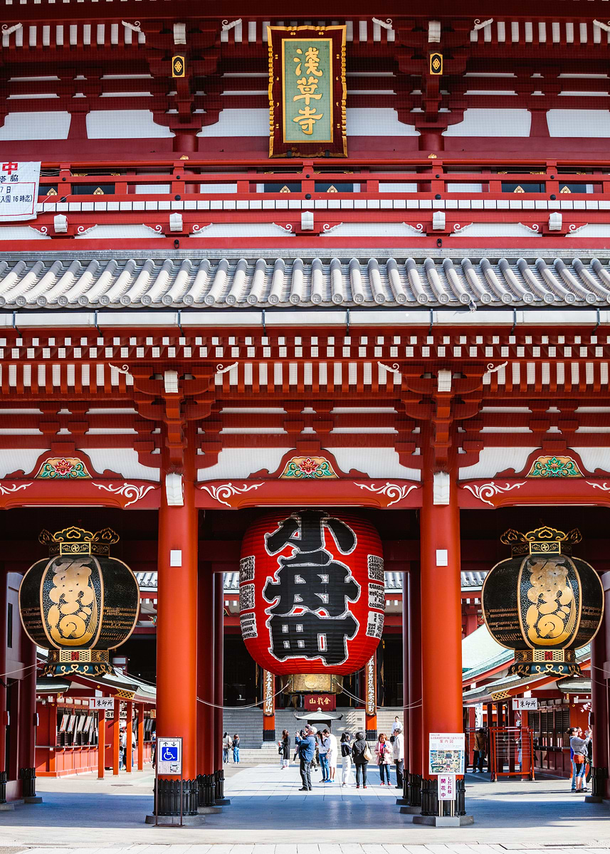 'Sensoji temple Tokyo' Poster, picture, metal print, paint by Matteo ...