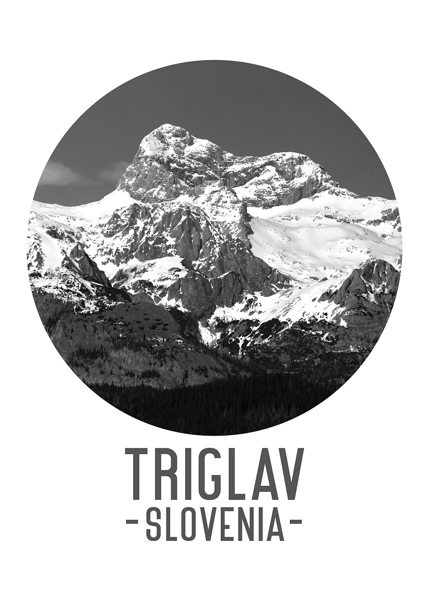 'Triglav Slovenia' Poster, picture, metal print, paint by Christian ...