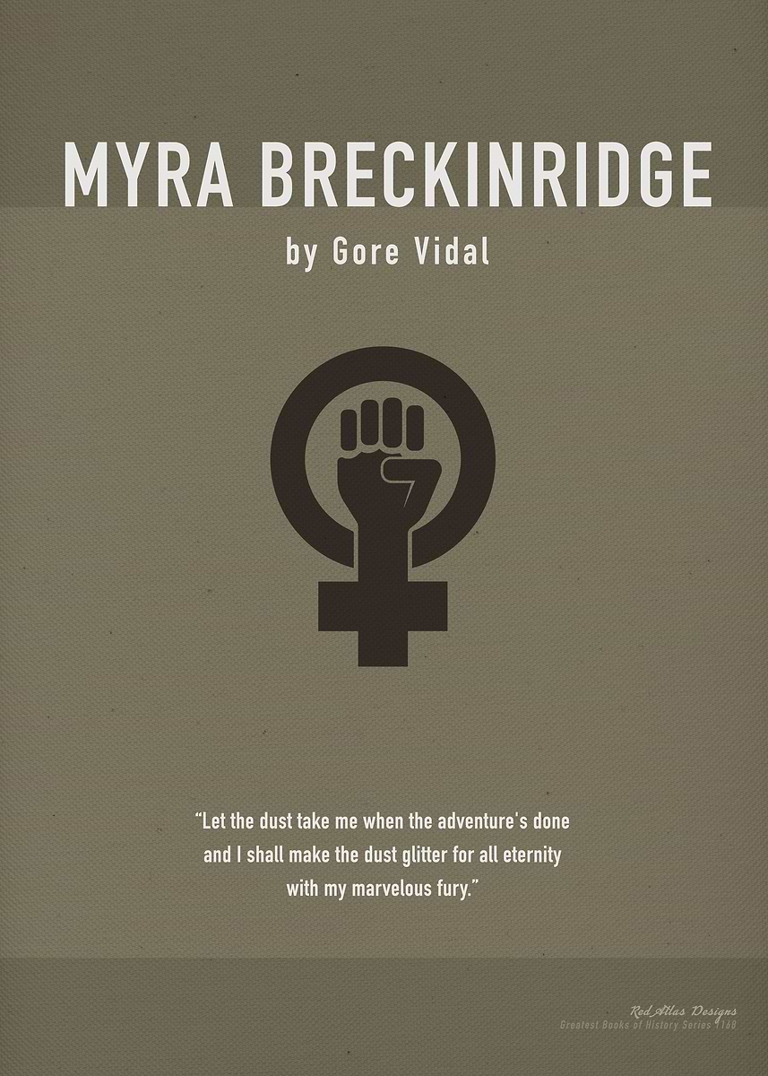 'Myra Breckinridge by Vidal' Poster, picture, metal print, paint by ...