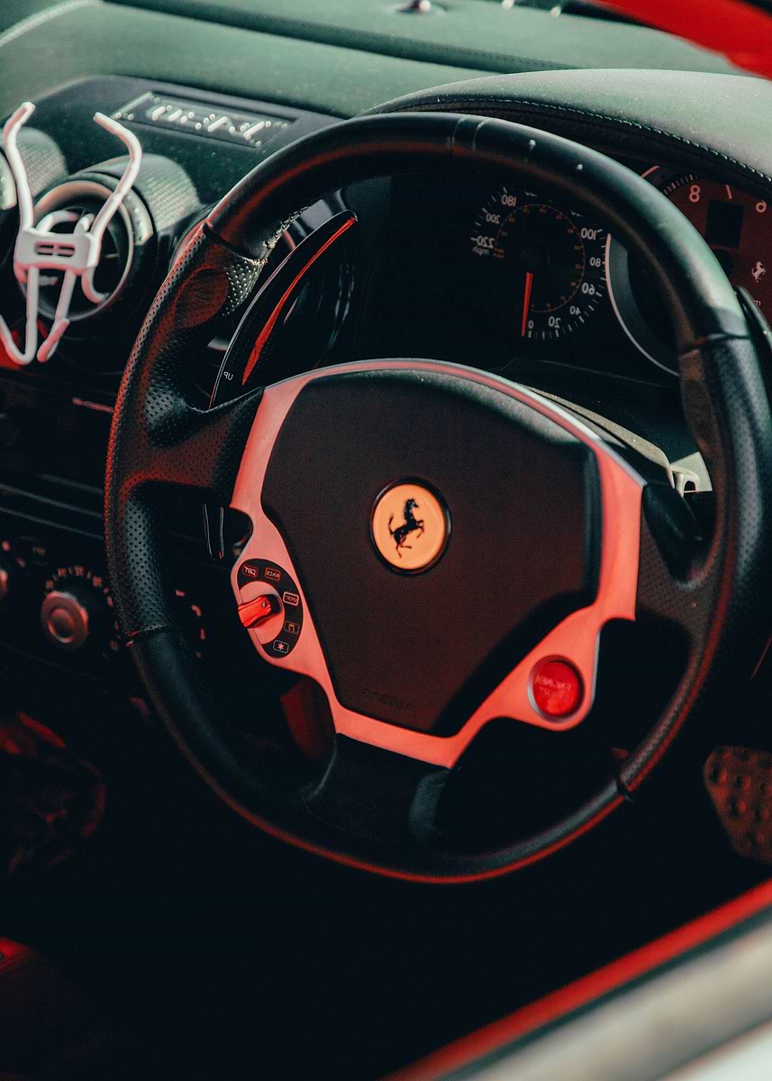 'Ferrari F430' Poster, picture, metal print, paint by Showroom Car ...