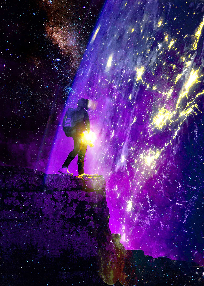 'Space Explorer' Poster, picture, metal print, paint by Ziartz Poster ...