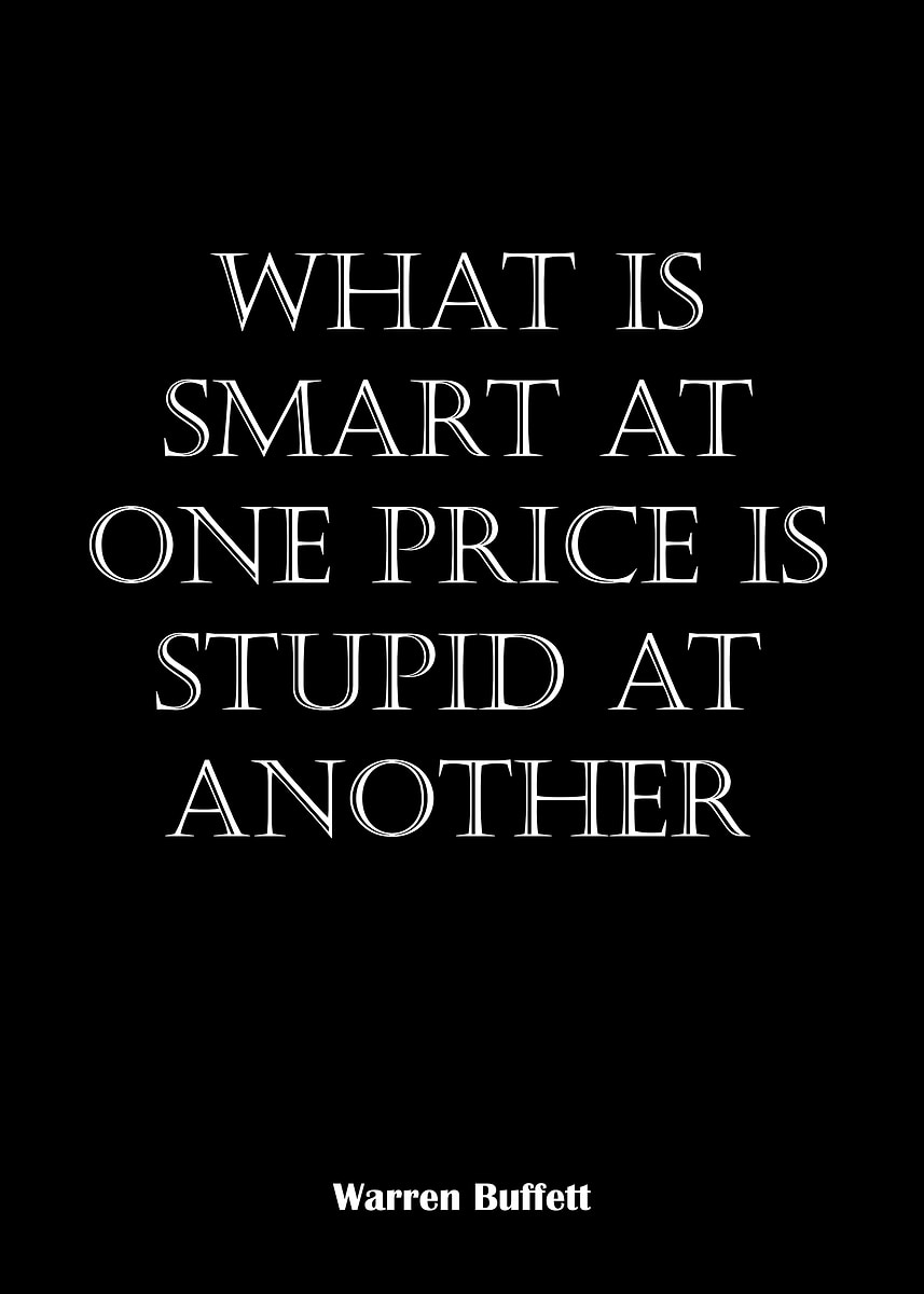 'Warren Buffett Smart' Poster, picture, metal print, paint by ...