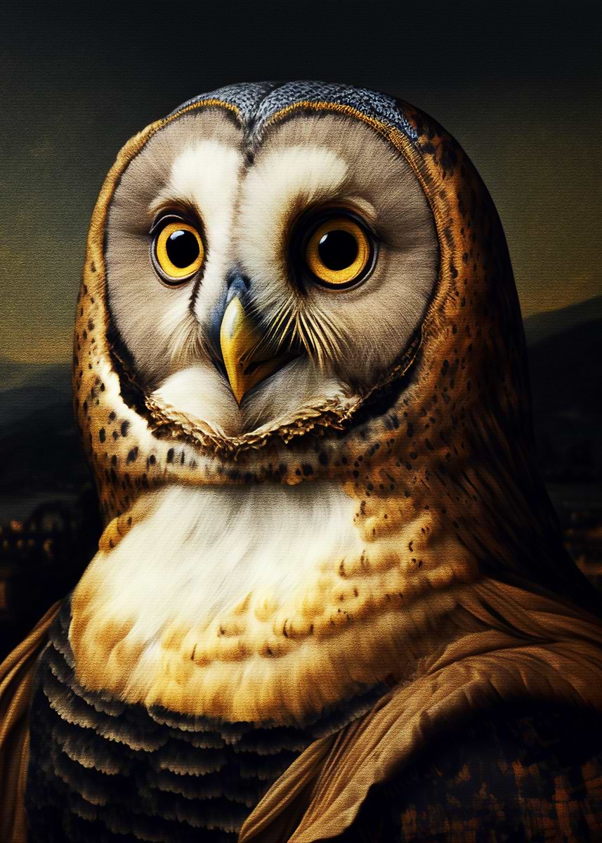 'Legendary Owl Painting' Poster, picture, metal print, paint by Coffee ...
