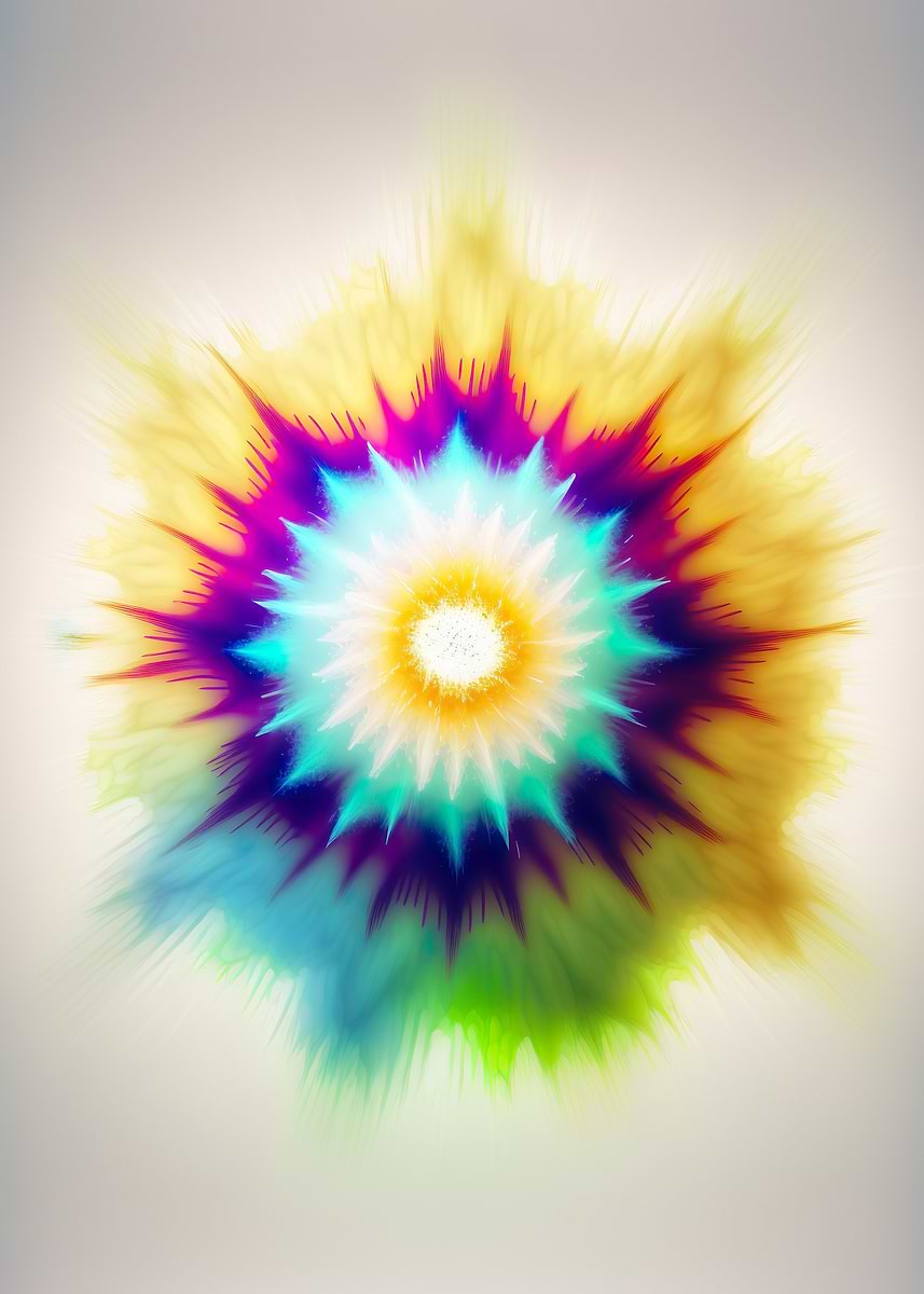 'Positive Aura' Poster, picture, metal print, paint by ...