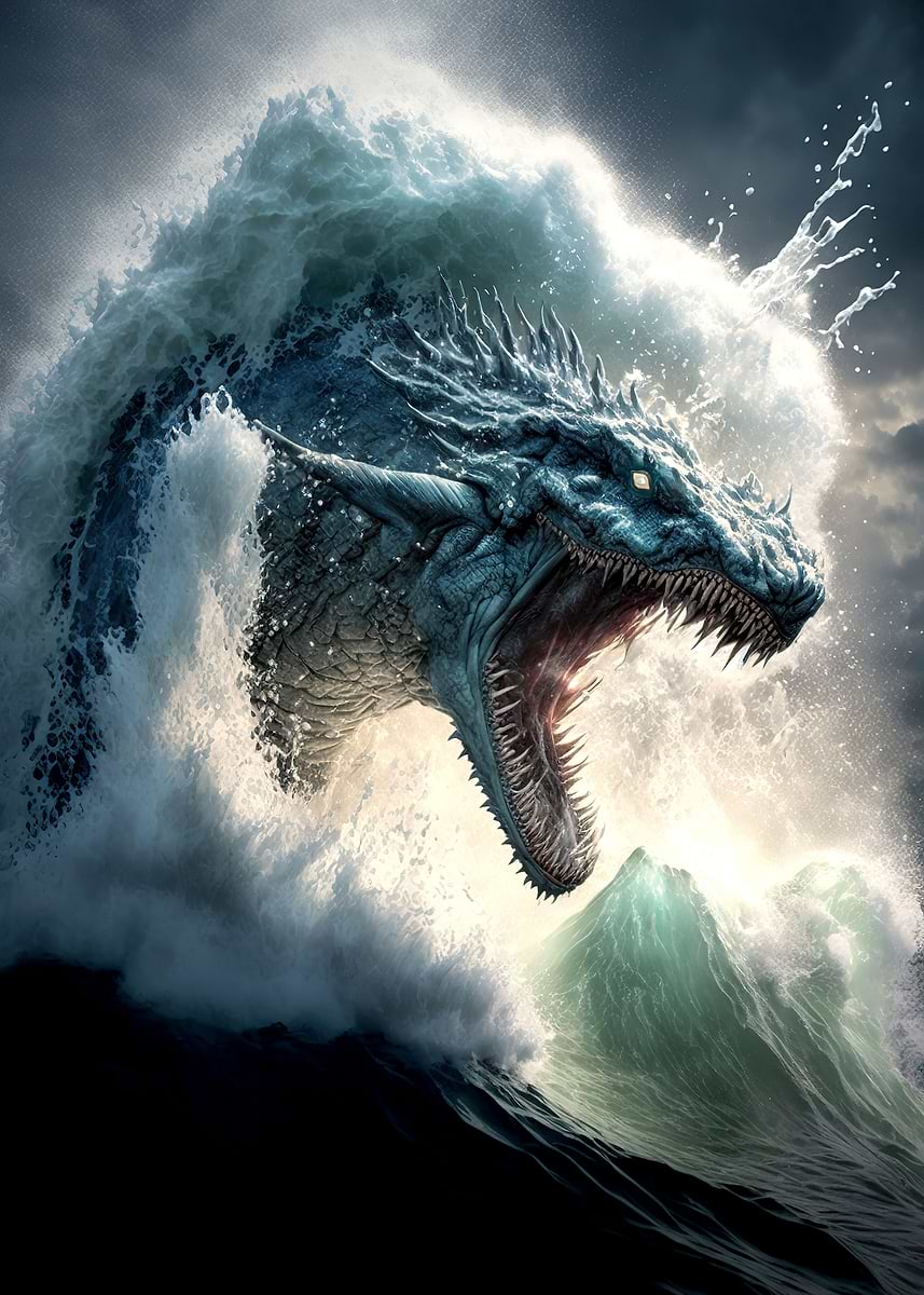 'Magical sea creature' Poster, picture, metal print, paint by Arturo ...