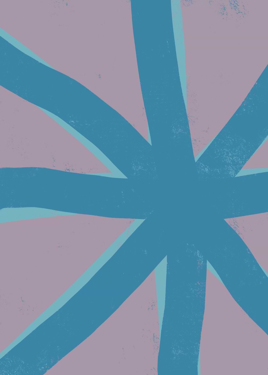 'Asterisk' Poster, picture, metal print, paint by Jash Jhaveri | Displate