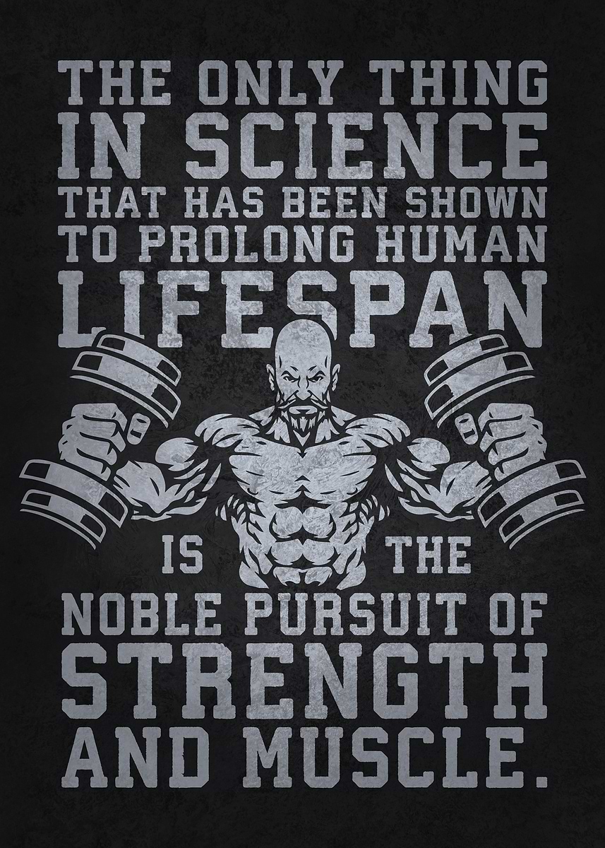'Strength and Muscle' Poster, picture, metal print, paint by Susumu ...