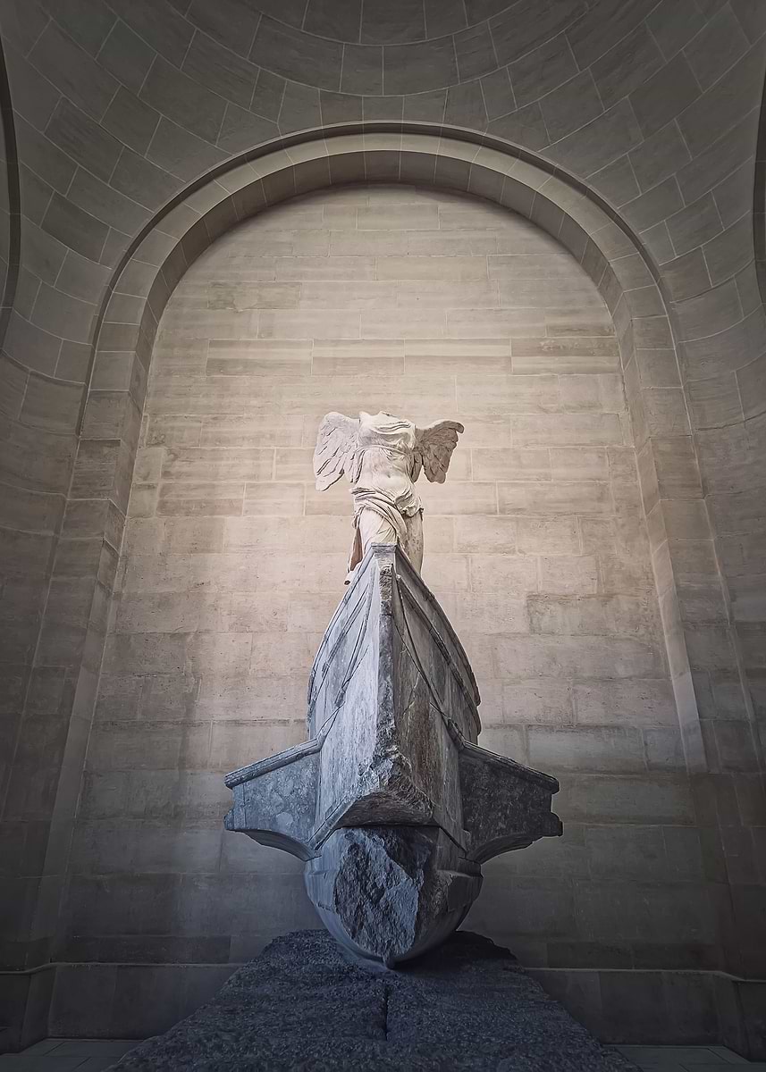 'Winged Victory' Poster, picture, metal print, paint by PsychoShadow ...