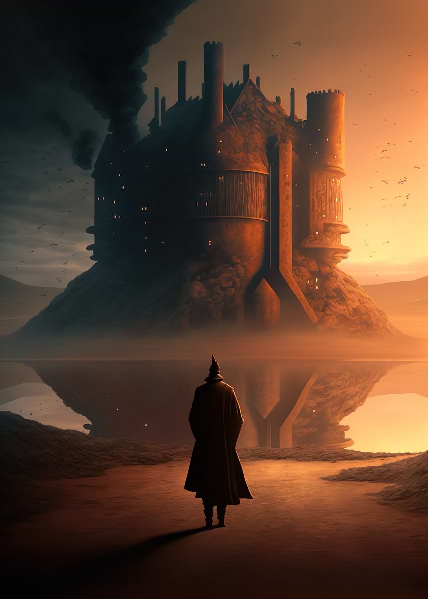 'Surreal Loneliness ' Poster, picture, metal print, paint by Anxhela ...