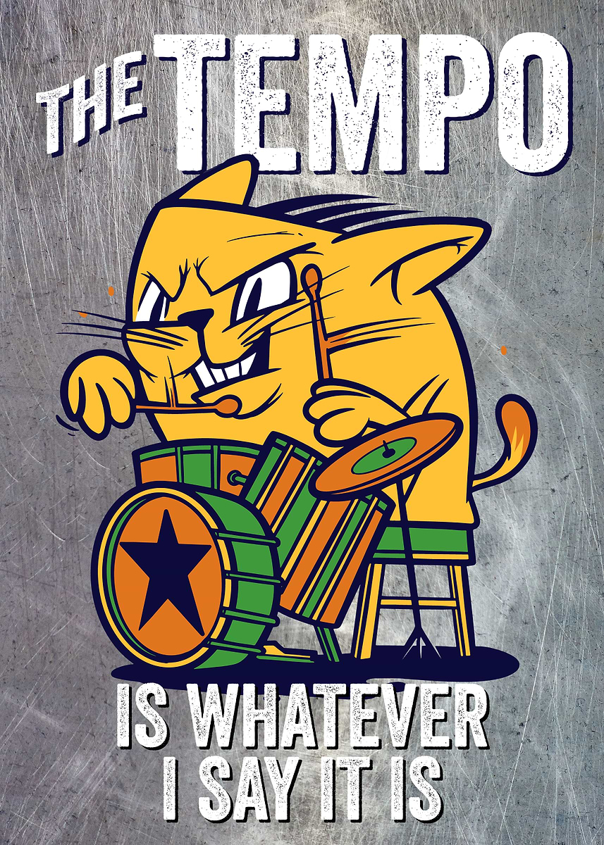 'THE TEMPO ANGRY CAT' Poster, picture, metal print, paint by Atomic ...