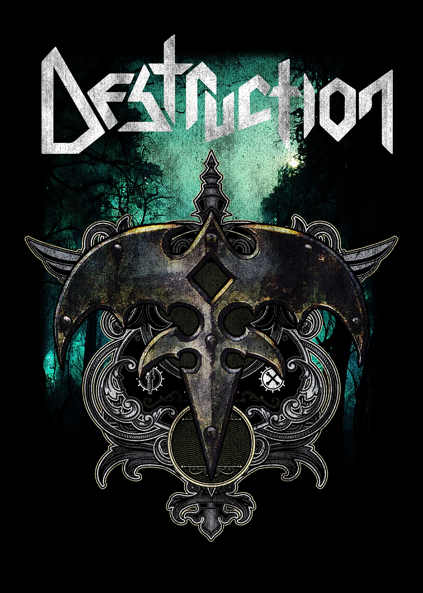 'Infernal Overkill' Poster, picture, metal print, paint by Linda ...