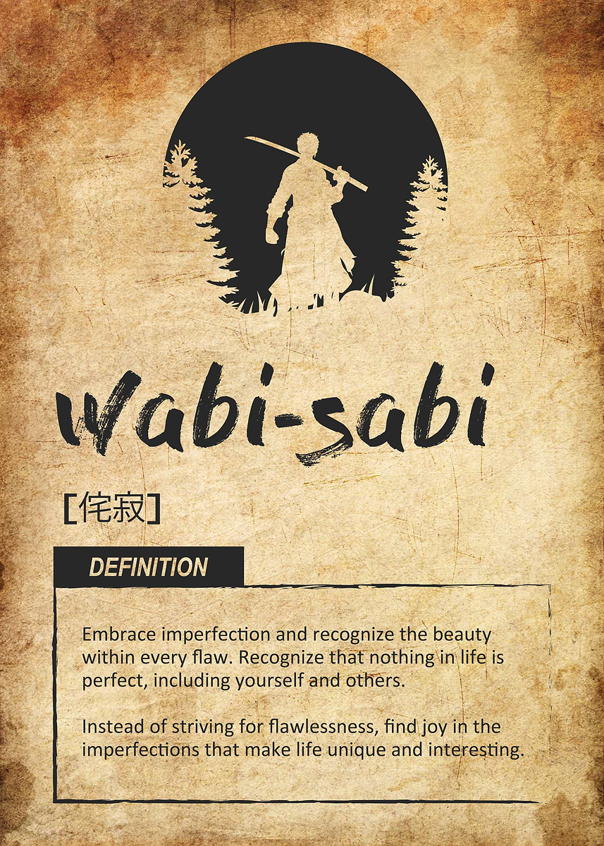 'Wabi Sabi' Poster, picture, metal print, paint by Susumu | Displate