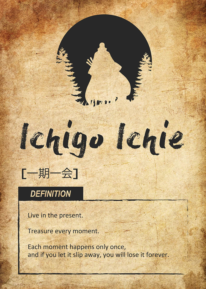 'Ichigo Ichie' Poster, picture, metal print, paint by Susumu | Displate