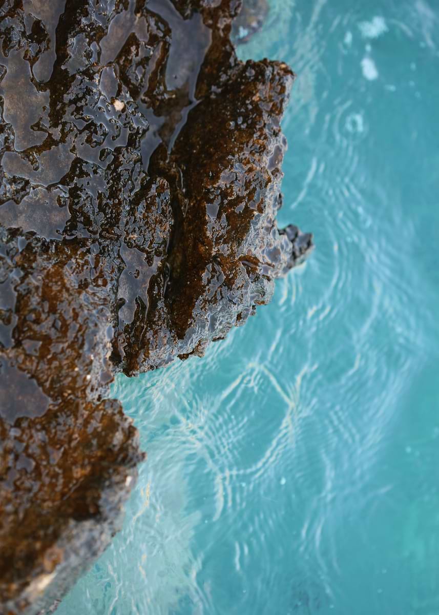 'Rocks abstract macro view' Poster, picture, metal print, paint by ...