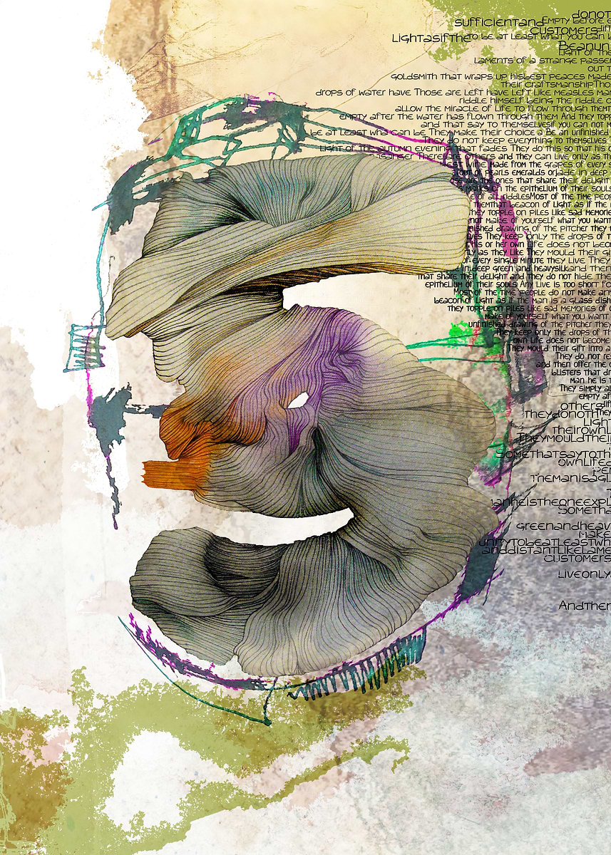 'Between Space' Poster, picture, metal print, paint by Denis Tenev ...