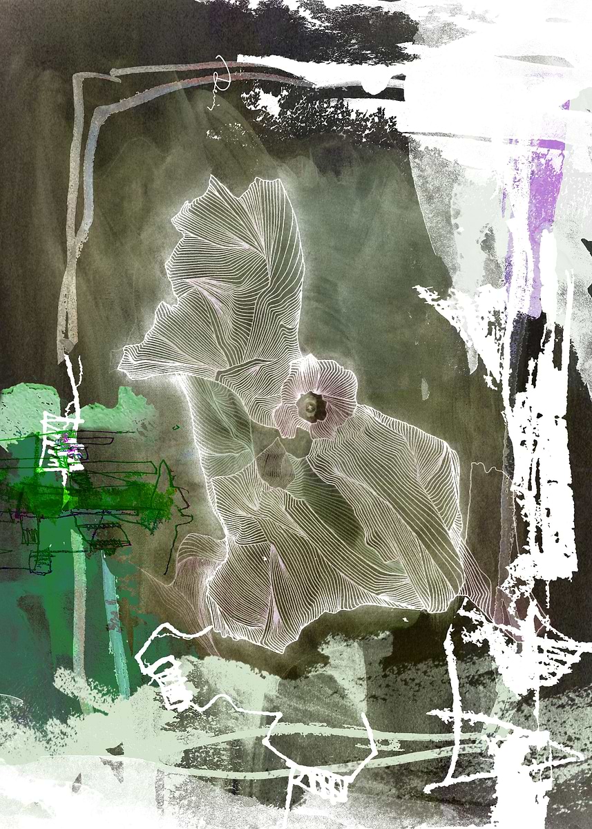 'White Butterfly' Poster, picture, metal print, paint by Denis Tenev ...