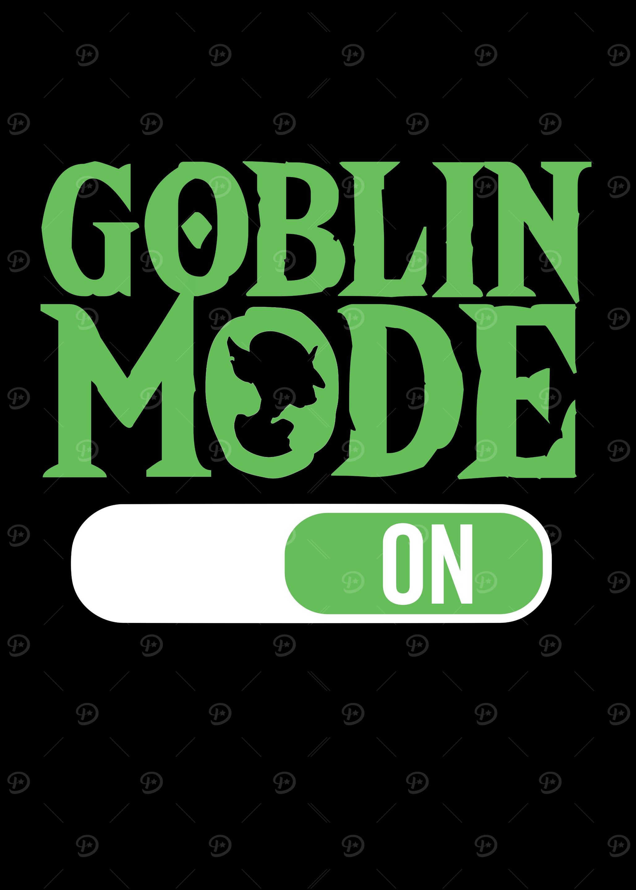 'Goblin Mode On' Poster, picture, metal print, paint by Detour Shirts ...