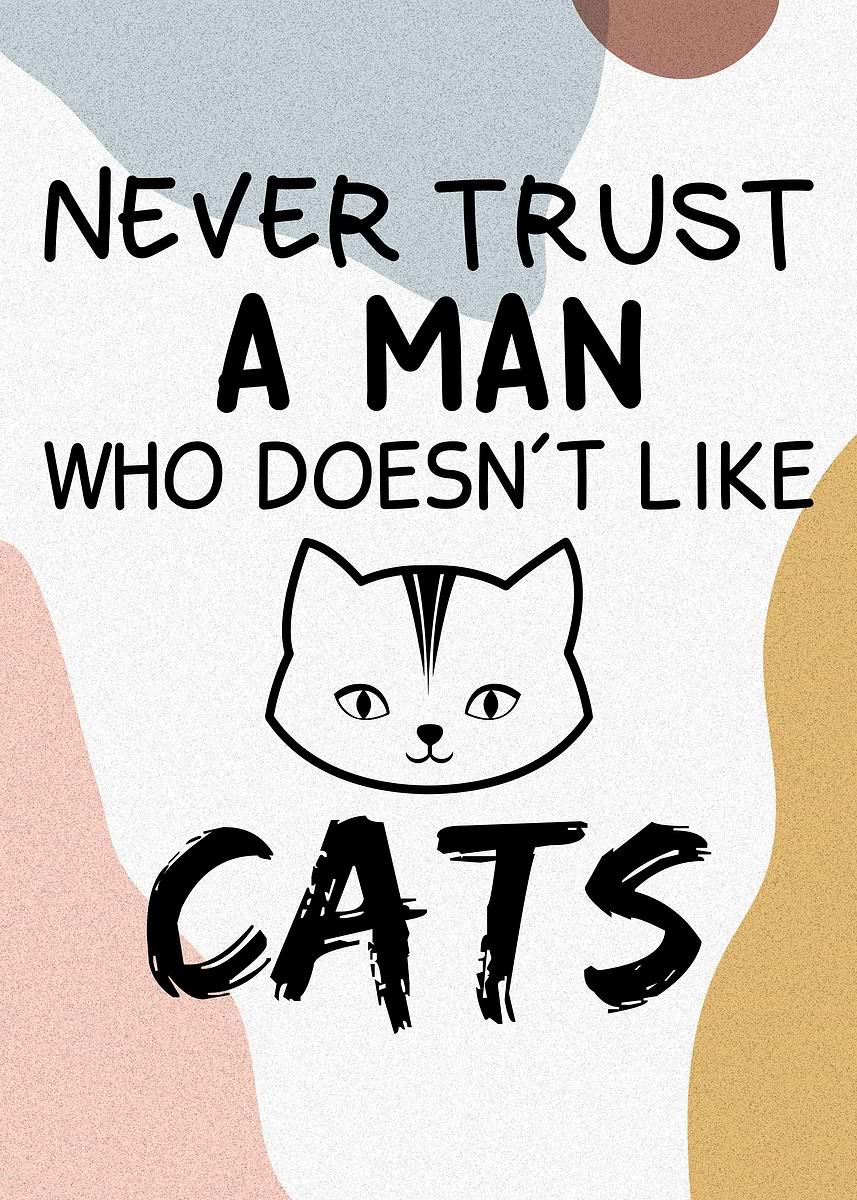 'Cats' Poster, picture, metal print, paint by crbn design | Displate