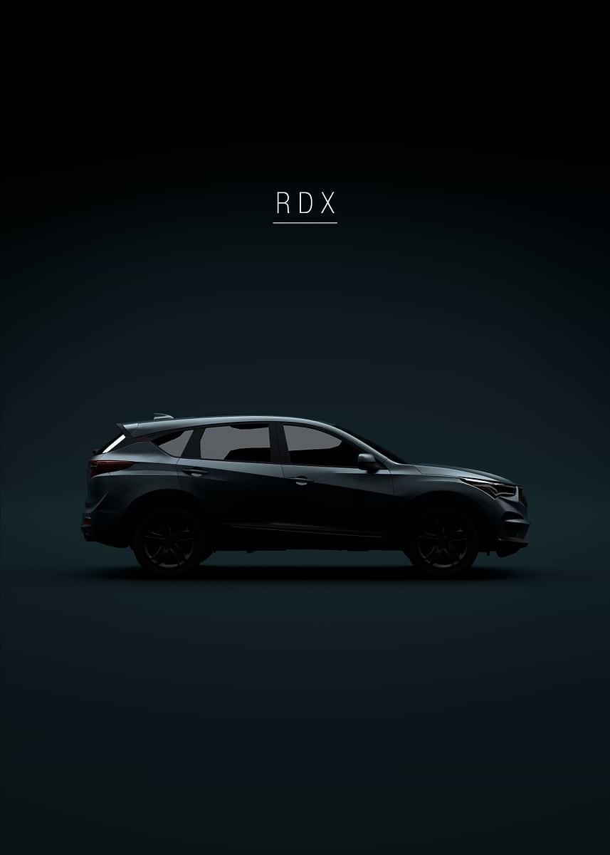 '2021 Acura RDX' Poster, picture, metal print, paint by 21 MXM | Displate