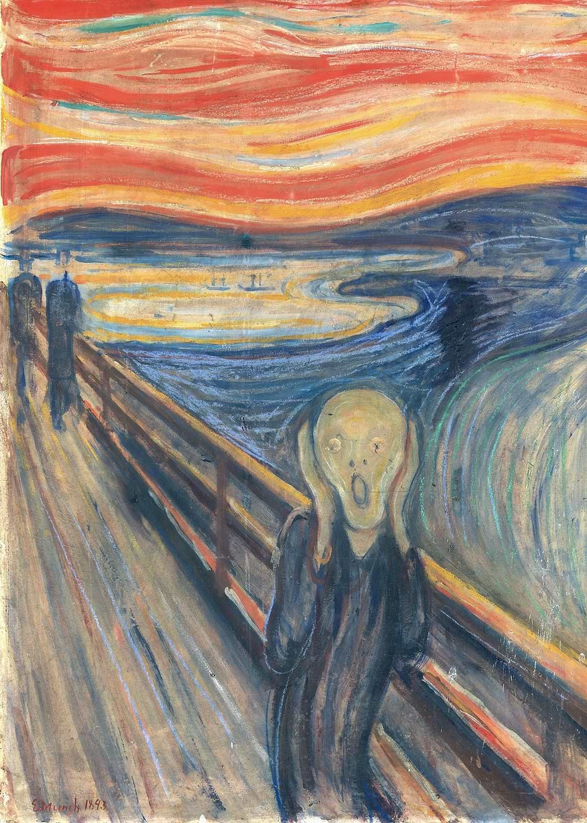 'Edward Munch The Scream ' Poster, picture, metal print, paint by ...