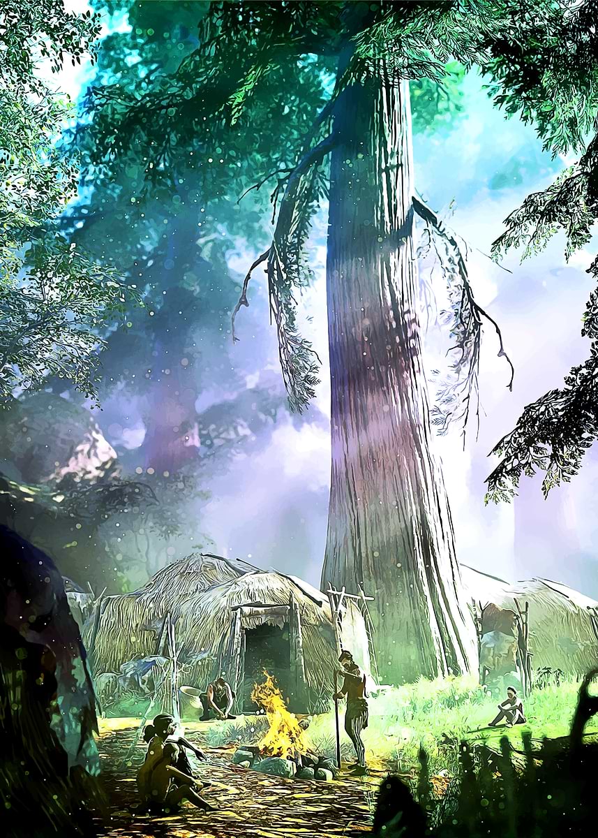 'Forest fantasy gaming' Poster, picture, metal print, paint by KEKO ...