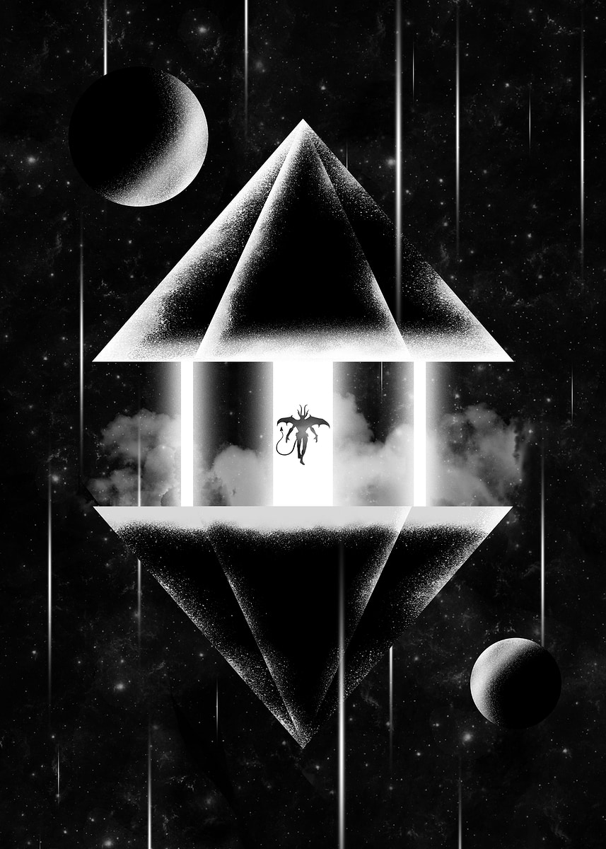 'Beelzebub' Poster, picture, metal print, paint by Ray Diaz | Displate