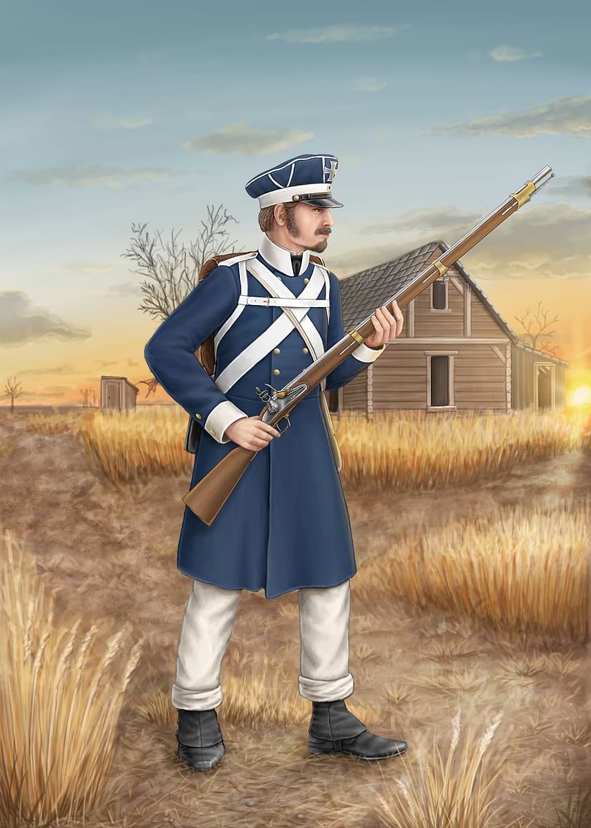 'Pomeranian Landwehr' Poster, picture, metal print, paint by Simon ...