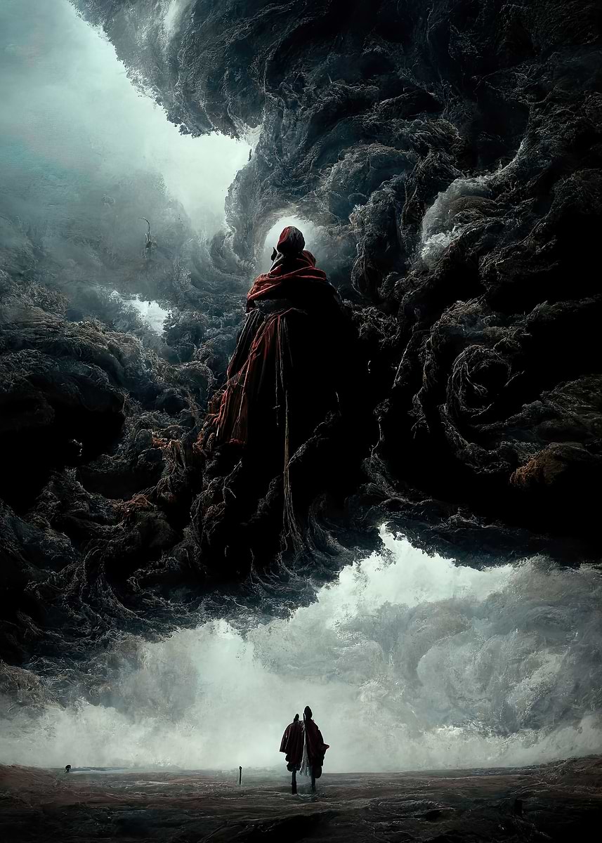 'Ominous' Poster, picture, metal print, paint by Anamitra | Displate