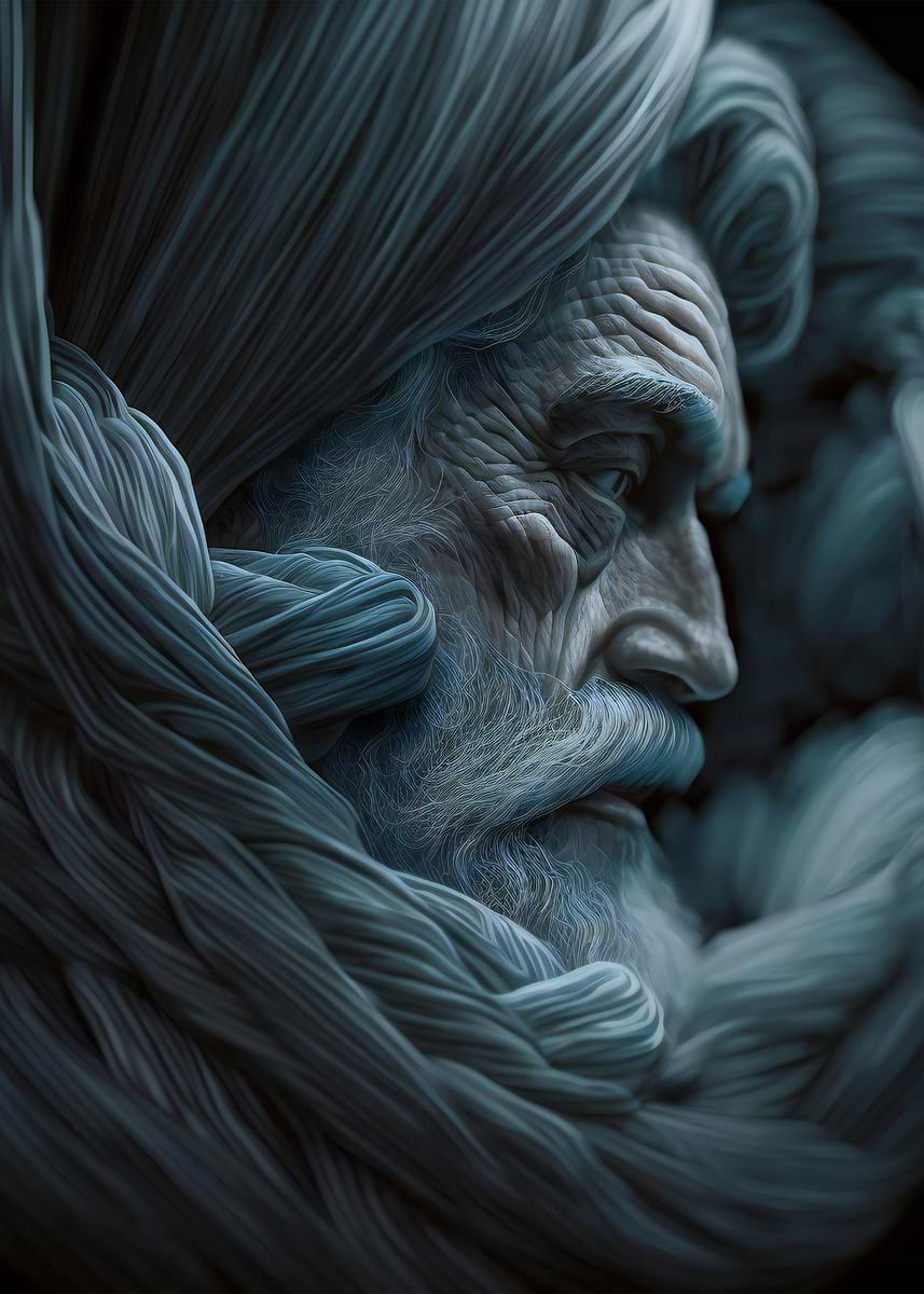 'The fiber man' Poster, picture, metal print, paint by AellyanArt ...