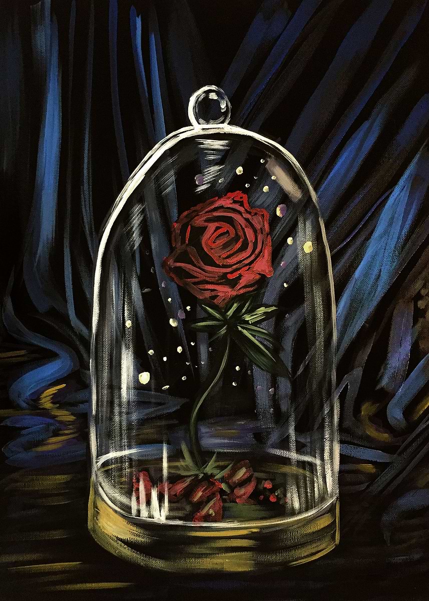 'Enchanted Rose' Poster, picture, metal print, paint by Adamzworld ...