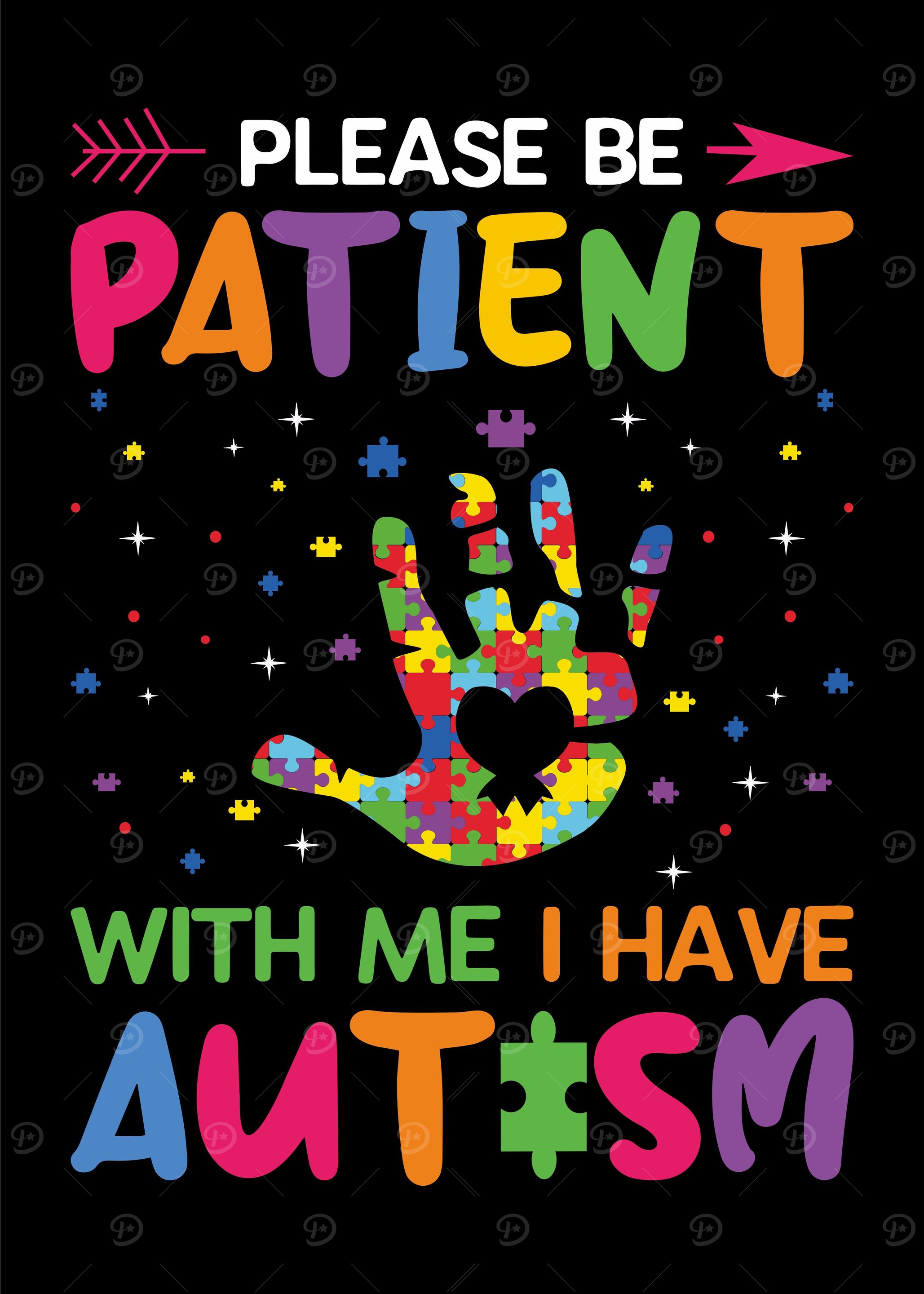 'Autism' Poster, picture, metal print, paint by Rois Lois | Displate