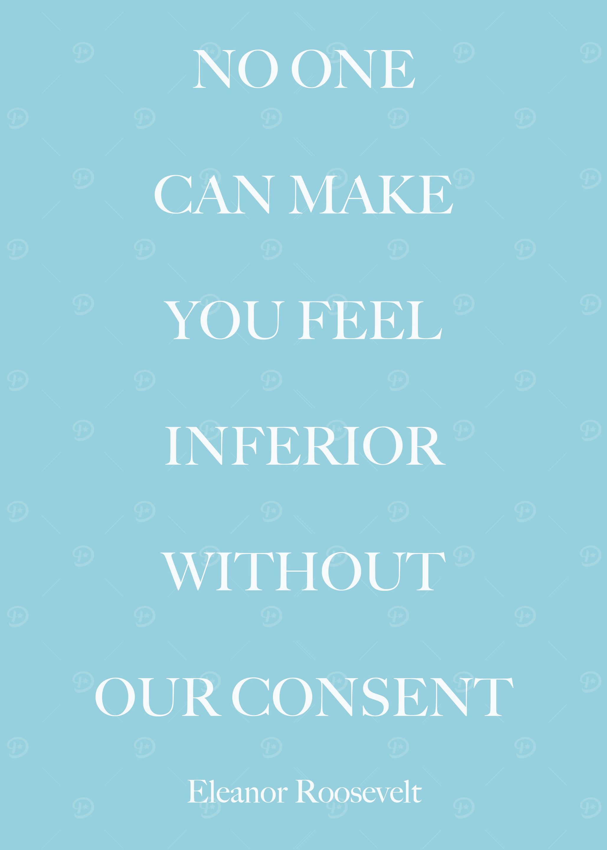 'Eleanor Roosevelt Quote' Poster, picture, metal print, paint by Leila ...